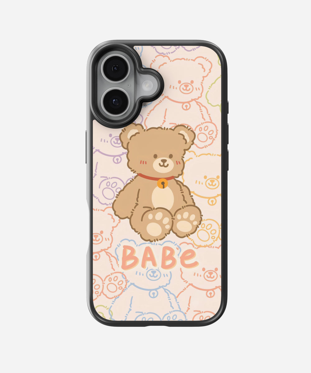 Babe Bear Vibes Hybrid Matte Case by The Case Company