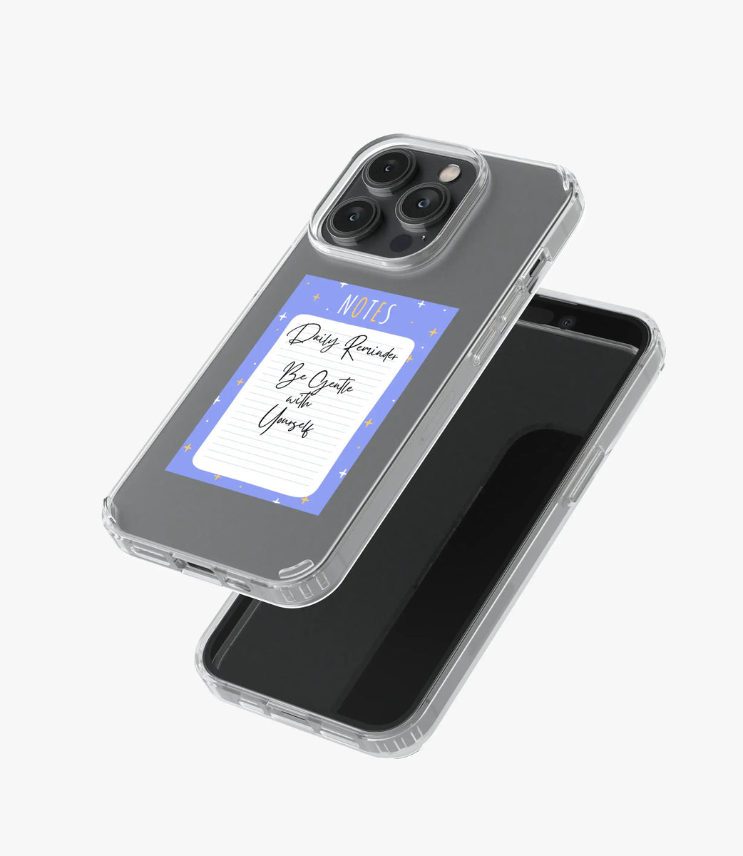 Note To Self Custom Note Silicone Case by The Case Company