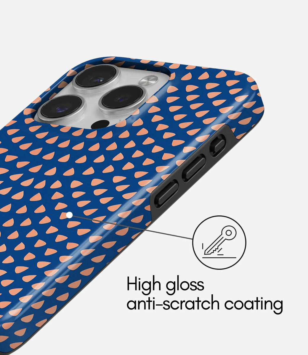 Tangerine Sprinkle Glossy Armoured Case by The Case Company