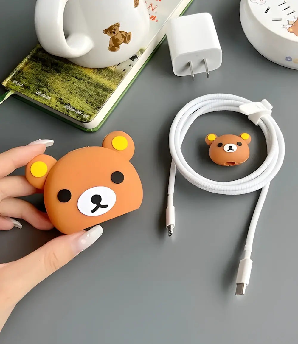 Snoopy Bear Charger Case & Cable Protector by The Case Company