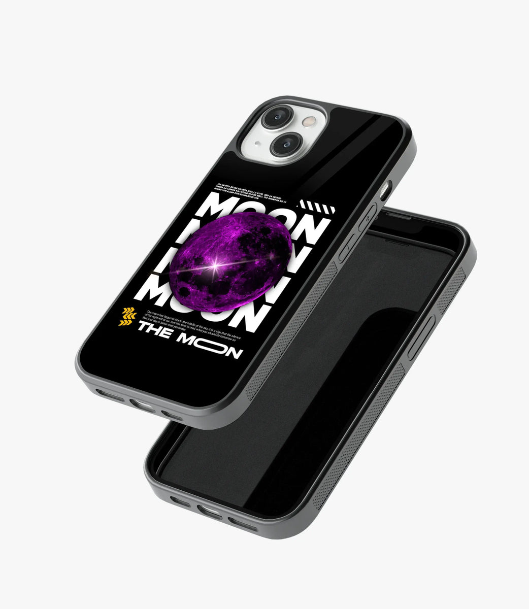 Purple Moon Glass Case by The Case Company