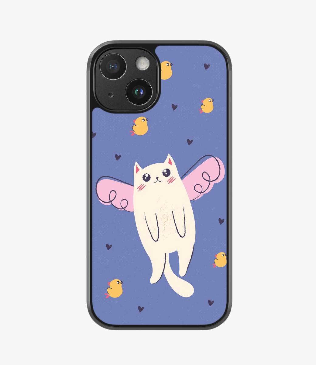 Angel Meow Hybrid Phone Case by The Case Company
