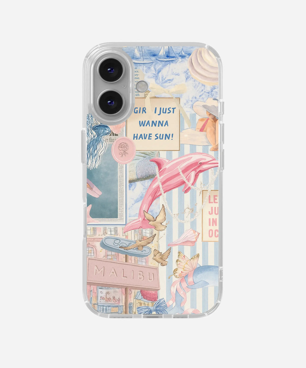 Malibu Daydream Clear Silicone Phone Case by The Case Company