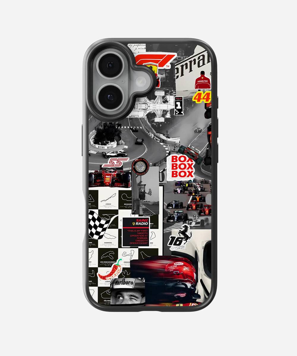 Redline Madness Hybrid Matte Case by The Case Company