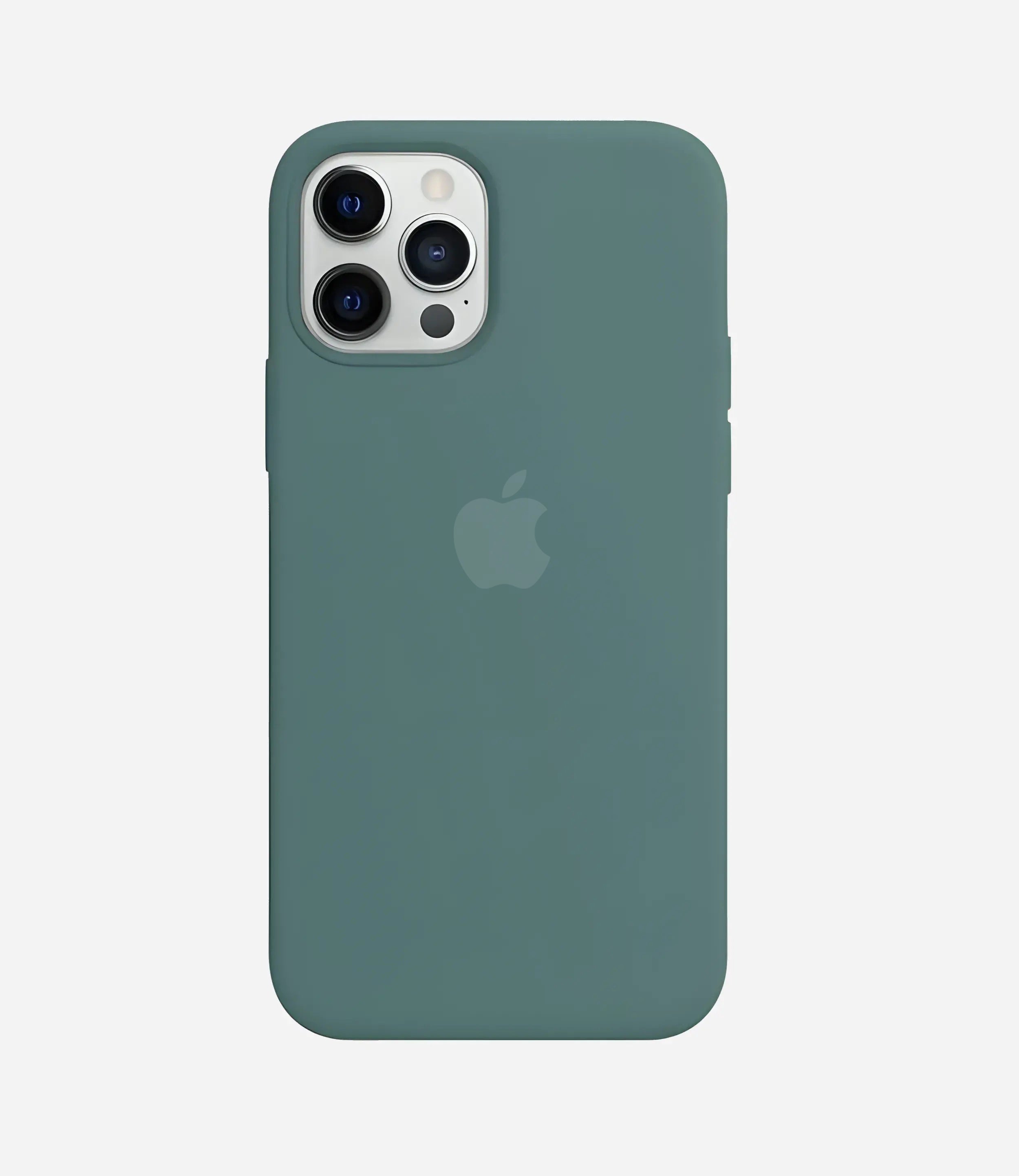 Solid Pine Green Soft Silicone iPhone Case by The Case Company