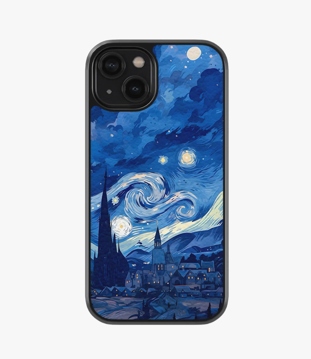 Starry Night Premium Leather Phone Case by The Case Company