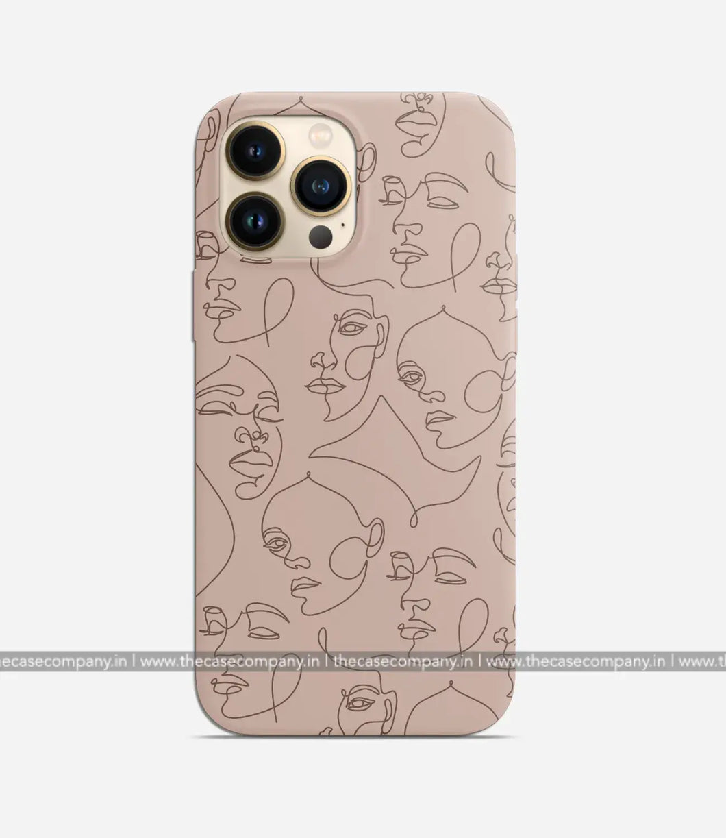 Line Artwork Aesthetic Case by The Case Company