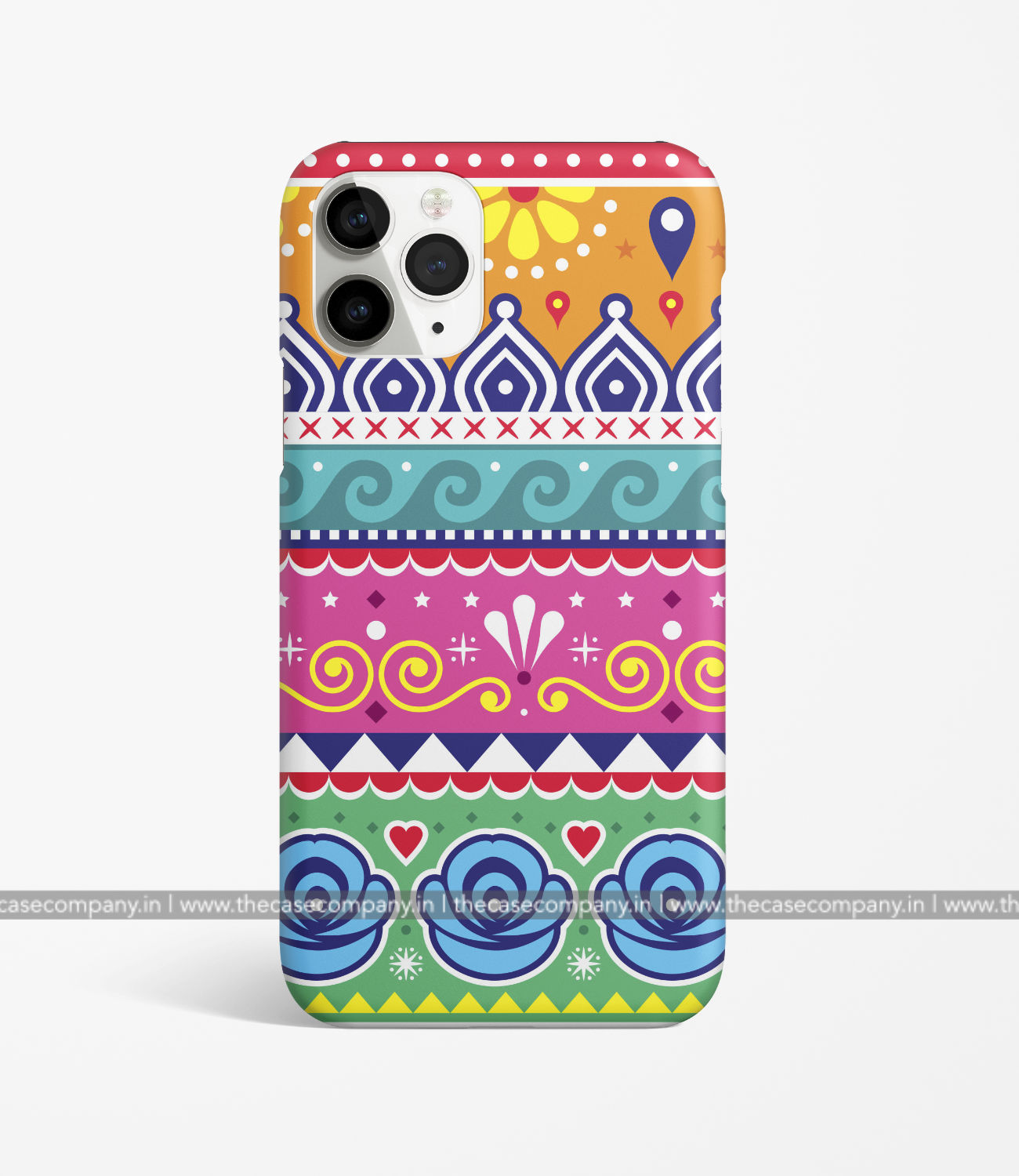 Seemless Folk Indian Truck Art Phone Case by The Case Company