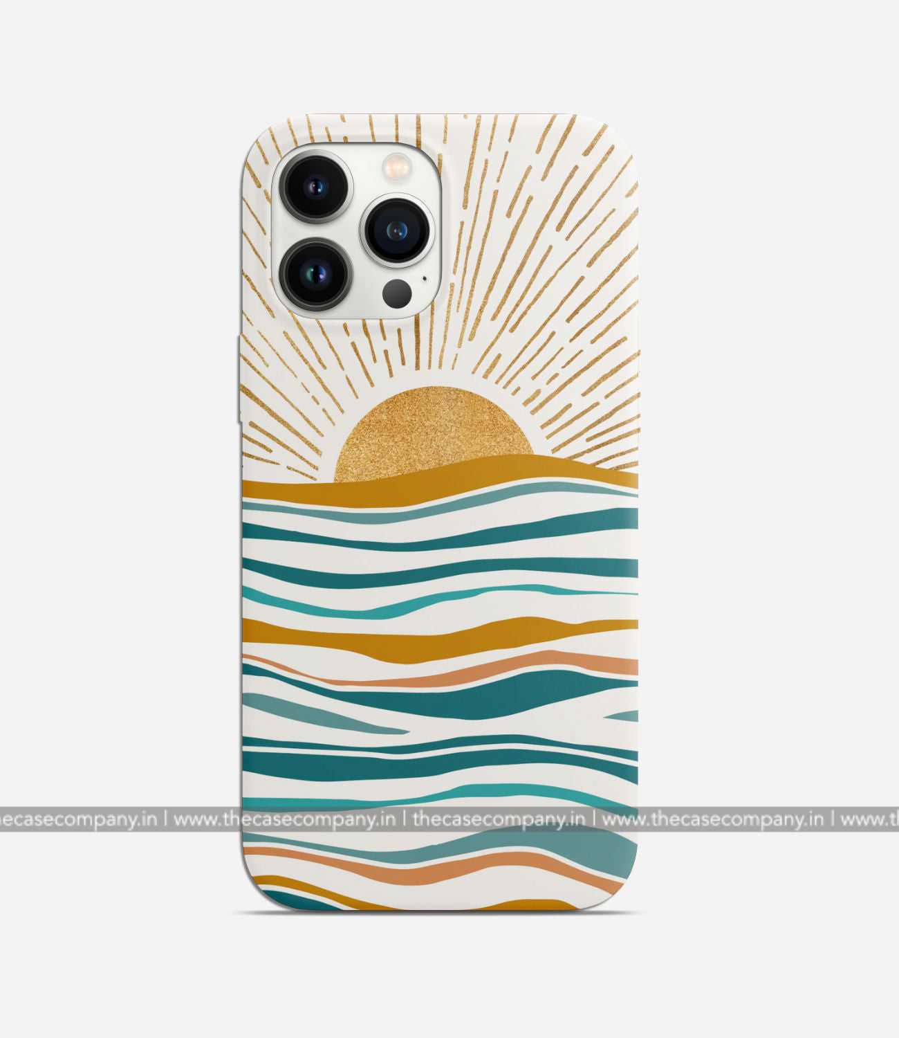 Sun & Sea Gold Phone Case by The Case Company